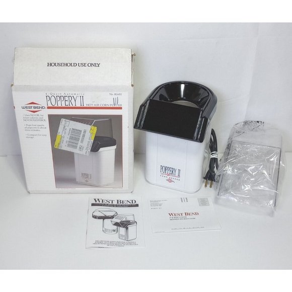 West Bend | Kitchen | Vintage 992 West Bend New Poppery Ii Hot Air Corn ...